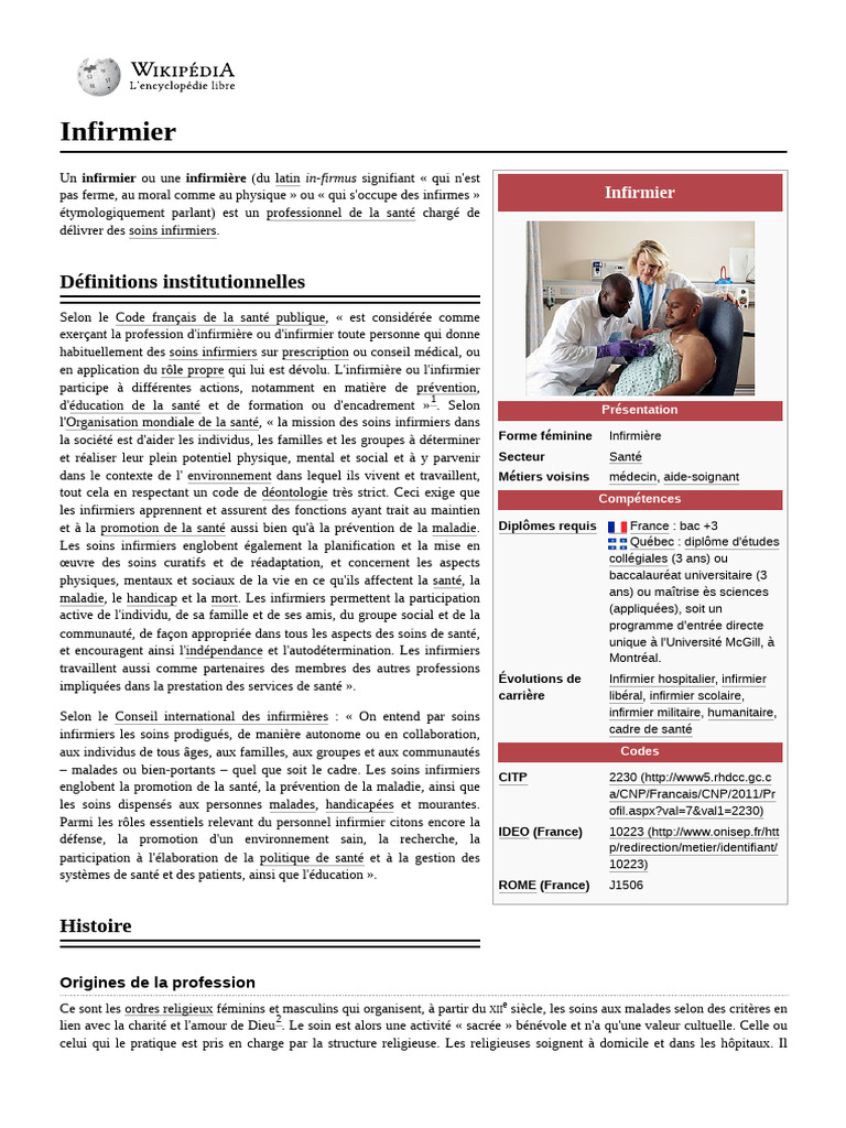 Infirmier | PDF