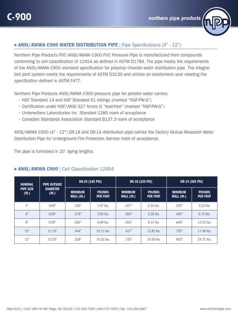 C 900 Specsheet NP | PDF