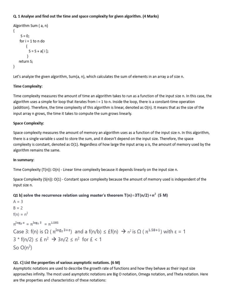 DAA INSEM Paper Sol | PDF DAA INSEM Paper Sol | PDF