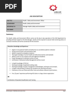 OHS Monthly Report Template | PDF | Audit | Safety