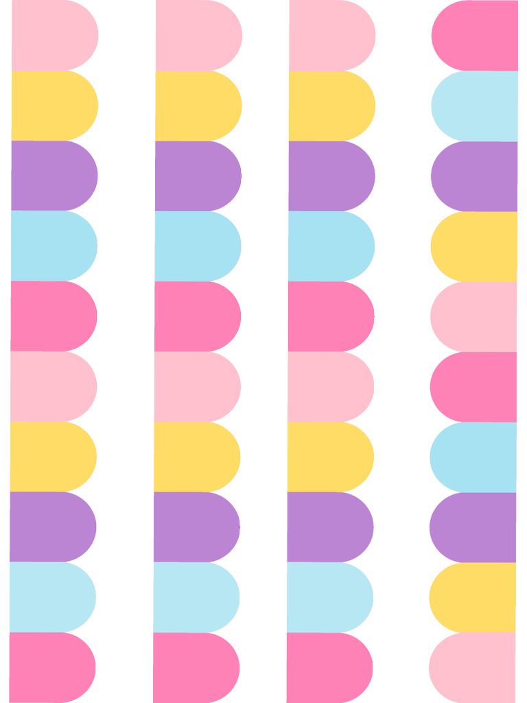 Colorful Simple Page Border | PDF