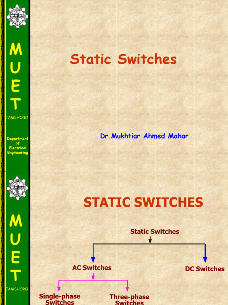Lecture 17 - Static Switches | PDF
