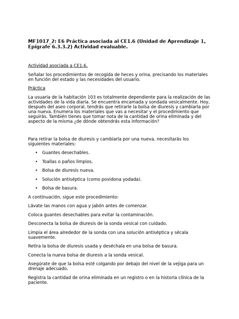 MF1017 - 2 E6 Práctica Asociada Al CE1.6 (Unidad de Aprendizaje 1 ...