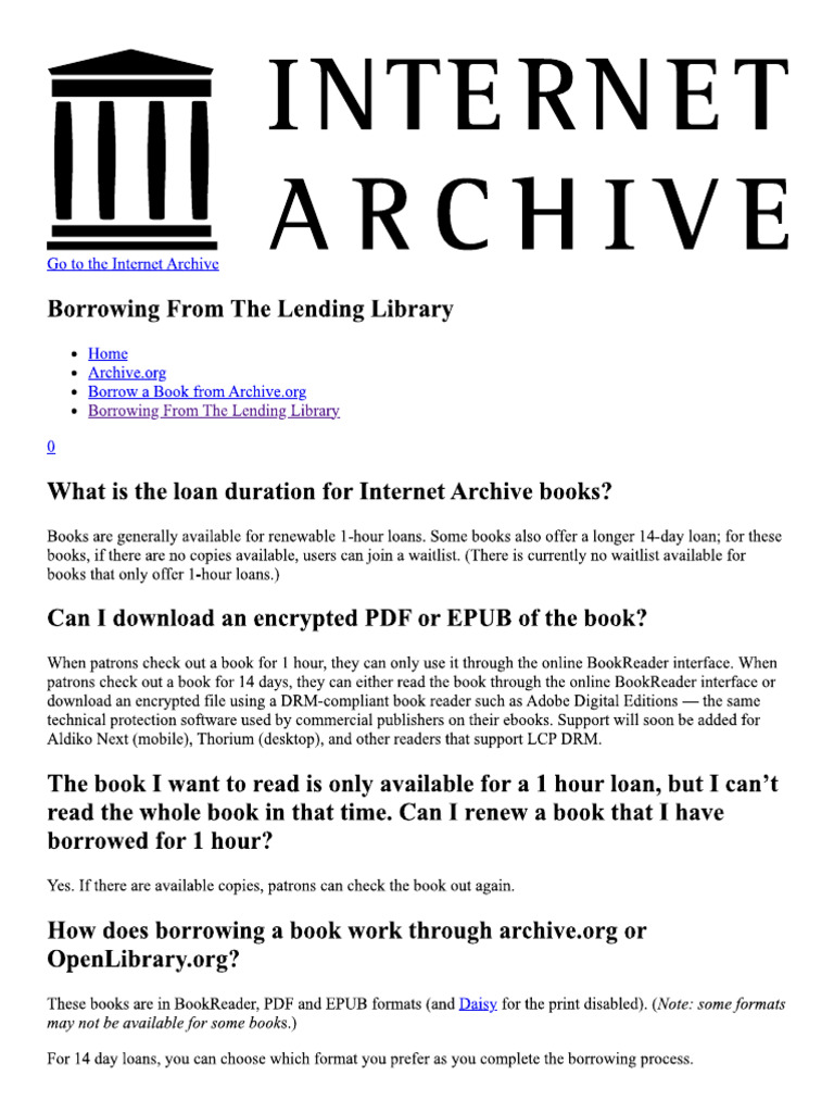 Web Archive Help | PDF