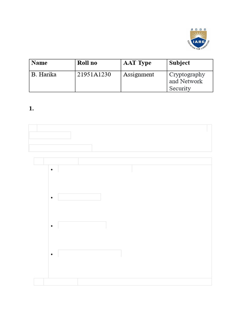 Cns Assignment | PDF