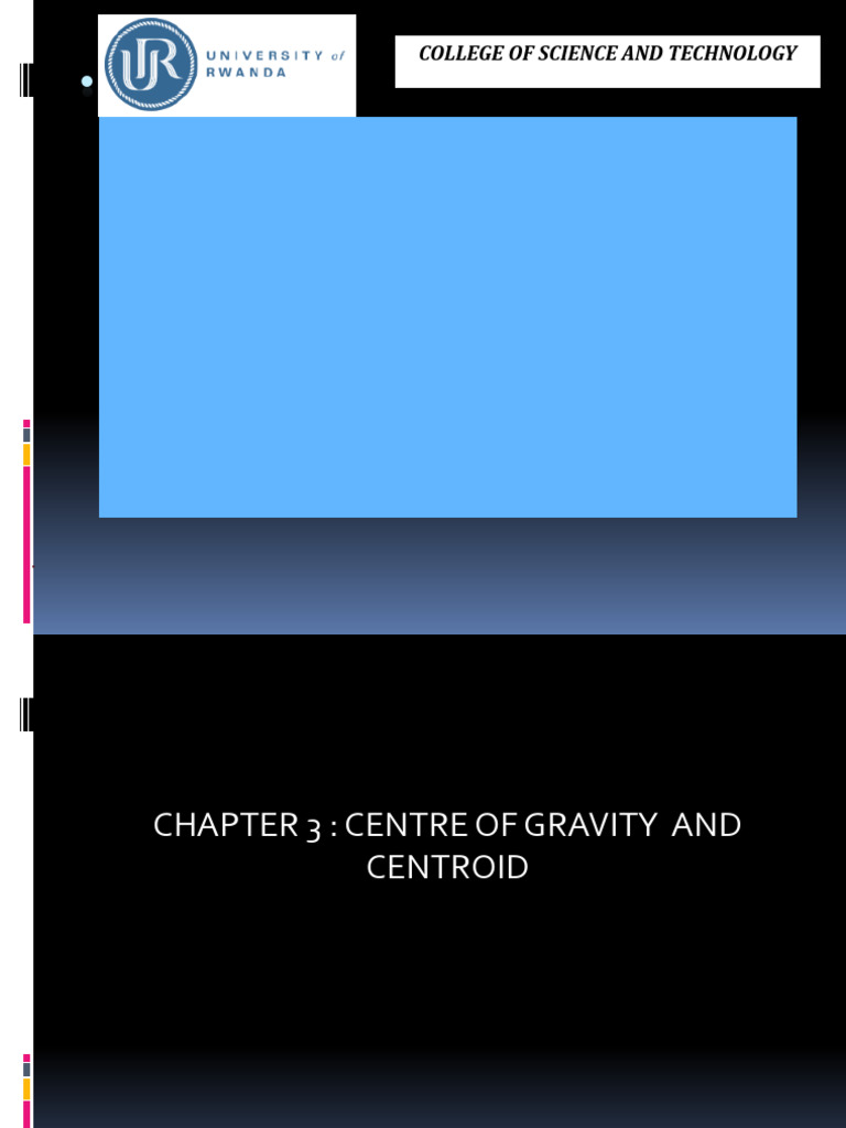Mee 1265 Chapter 3 Centre of Gravity | PDF