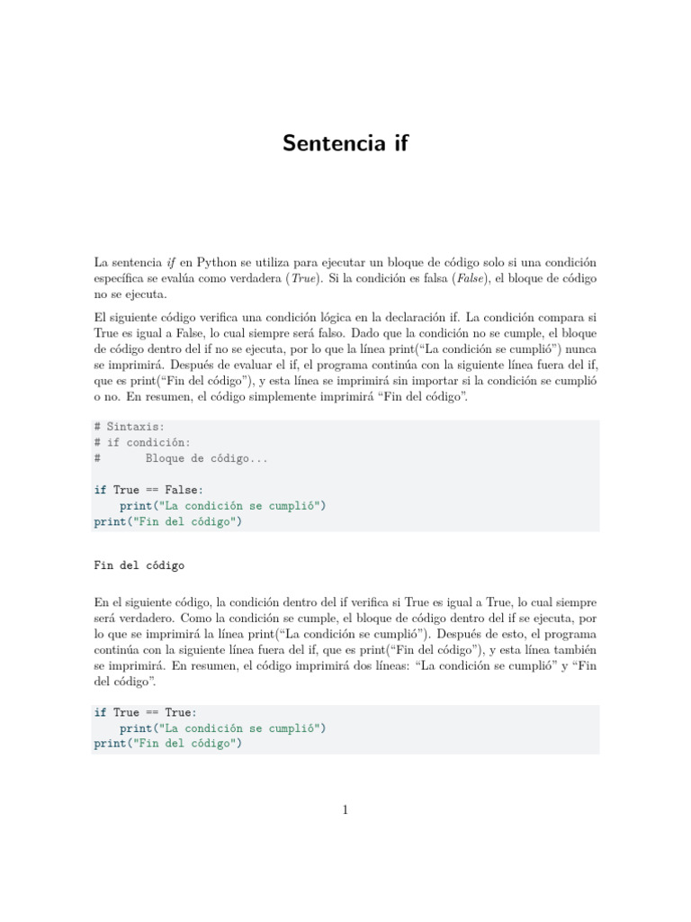 2.2 Sentencia - IF | PDF