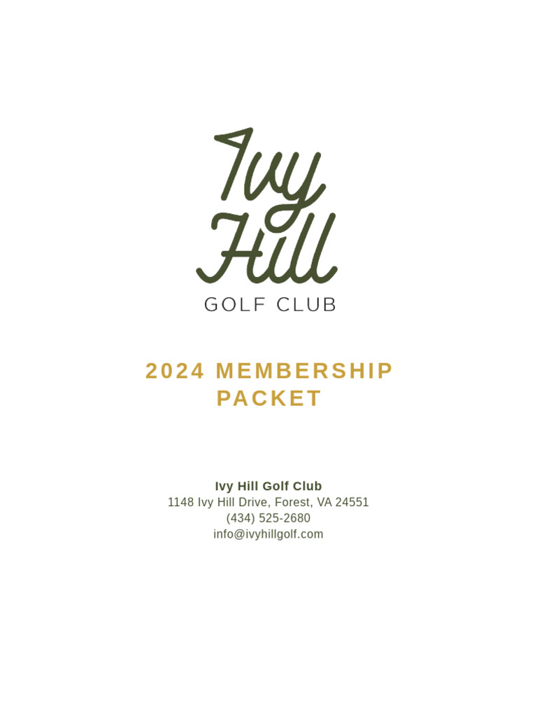 Golf Membership | PDF