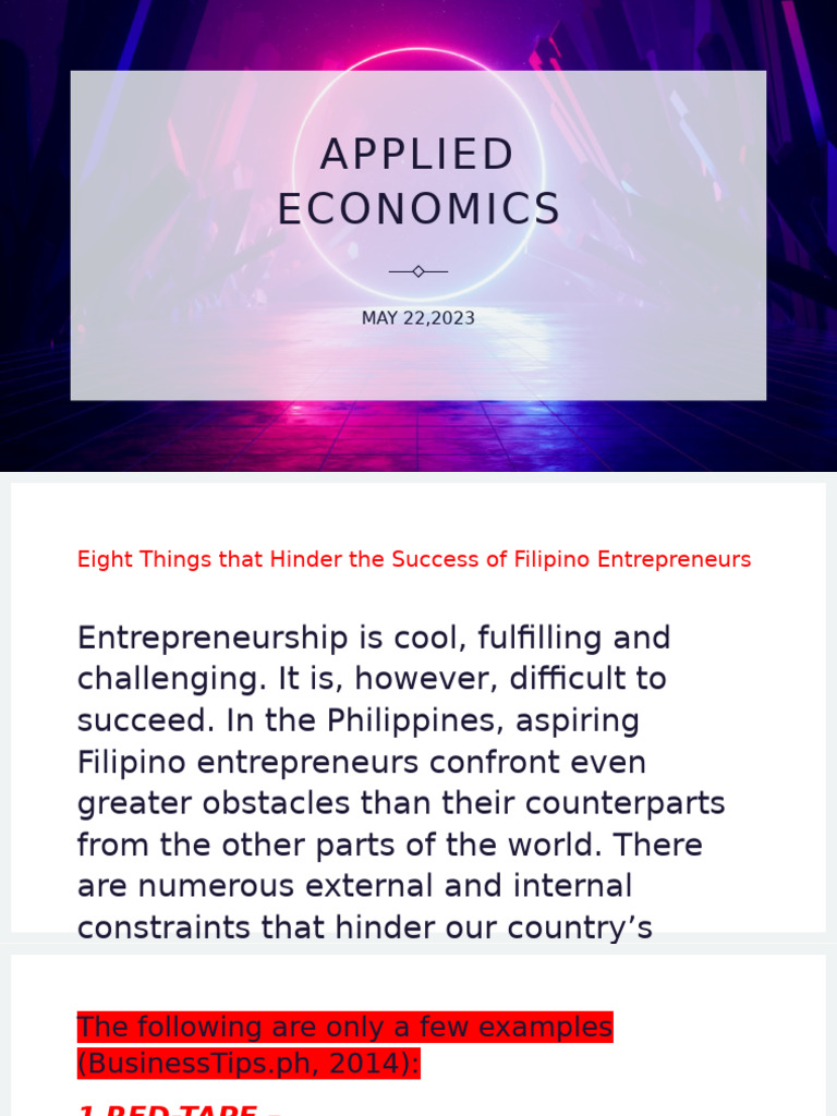Filipino Entrepreneur | PDF | Entrepreneurship | Business