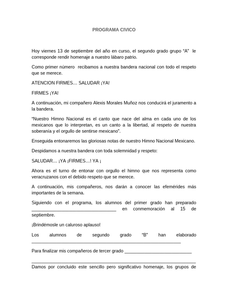 Programa Civico 2024 | PDF