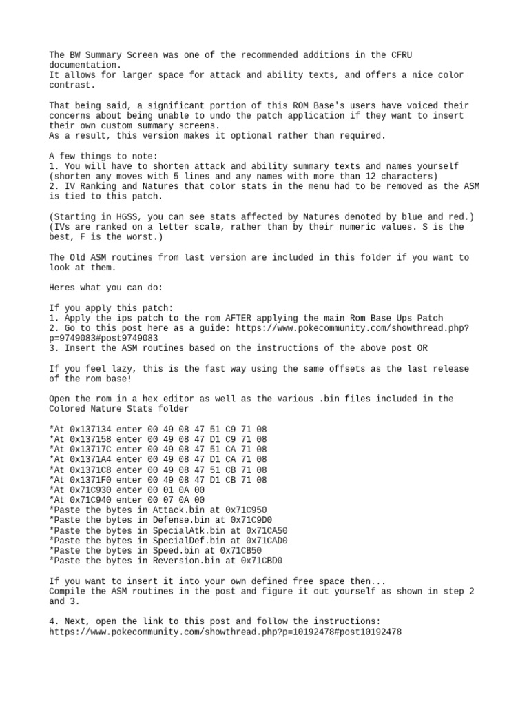 Summary Screen, Natures and IV Rankings | PDF