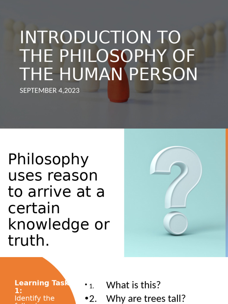LESSON 2 Philosophical Tools and Processes | PDF