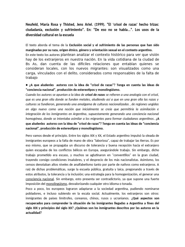 Neufeld El Crizol de Razaza | PDF
