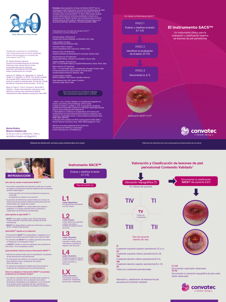 Instrumento Sacs & Sacs 2.0 Ostomías | PDF