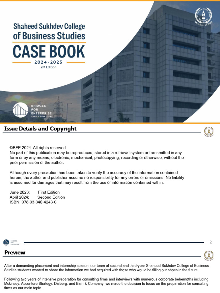Casebook 2024 25 | PDF