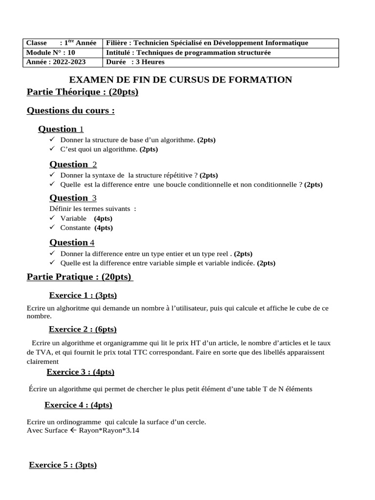 EFM Algorithme | PDF