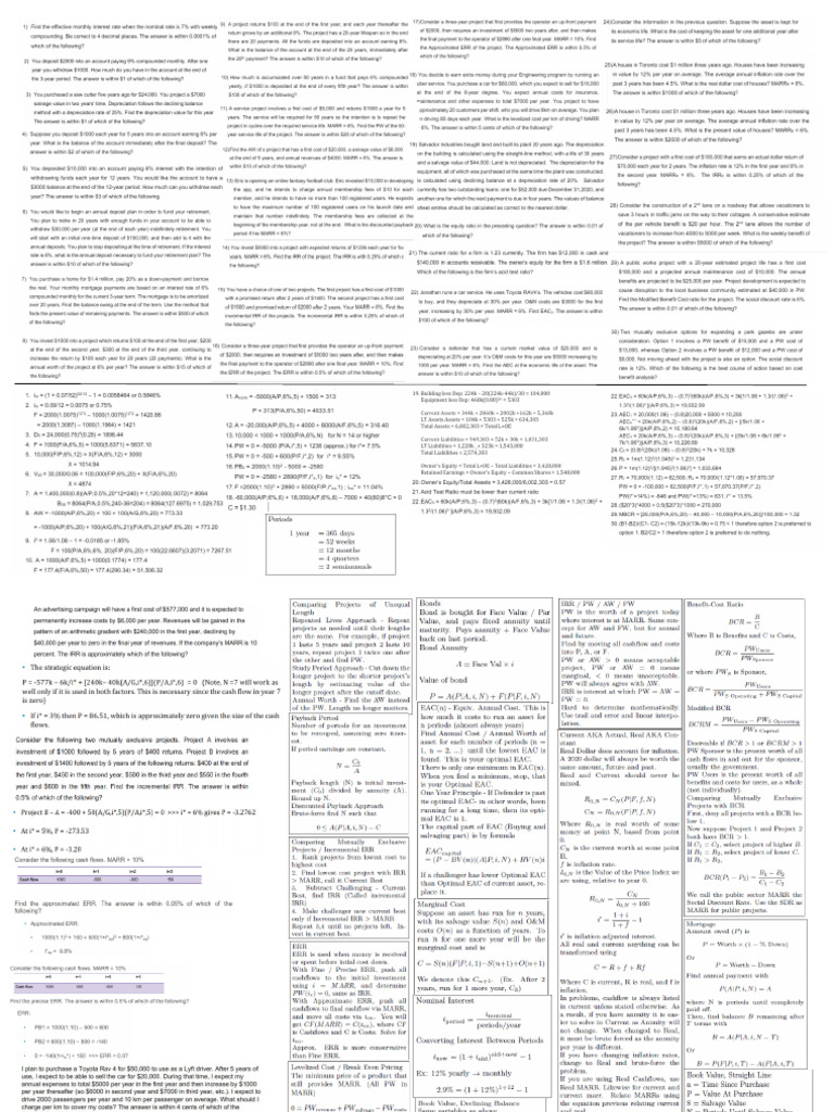 Ultimate ECN Cheat Sheet2 | PDF
