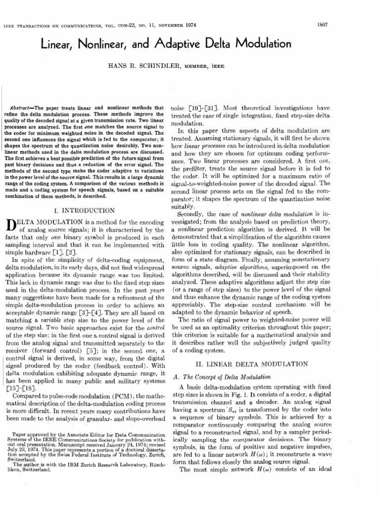 Schindler 1974 | PDF