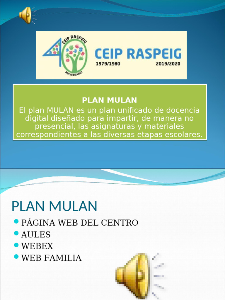 presentación plan mulan | PDF