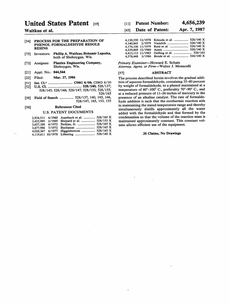 fenol formaldehyde resol resins 2 | PDF
