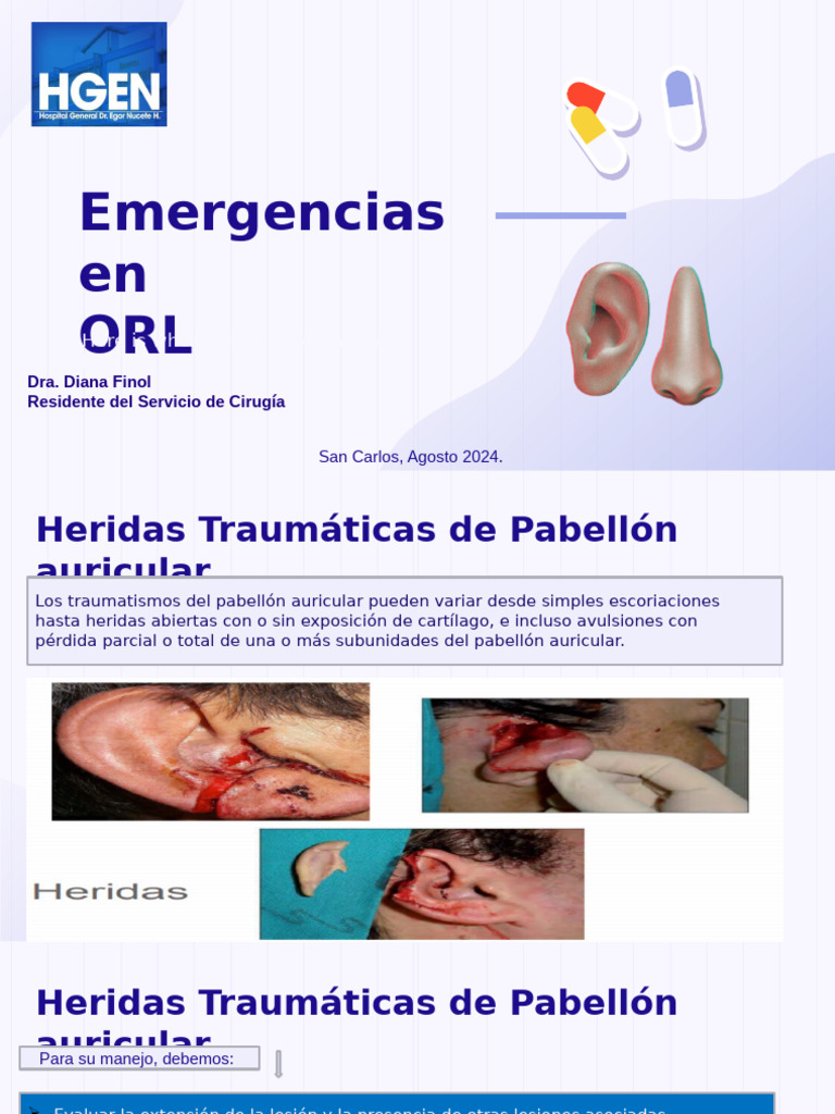 Emergencias en ORL Listo | PDF | Oído | Escuchando