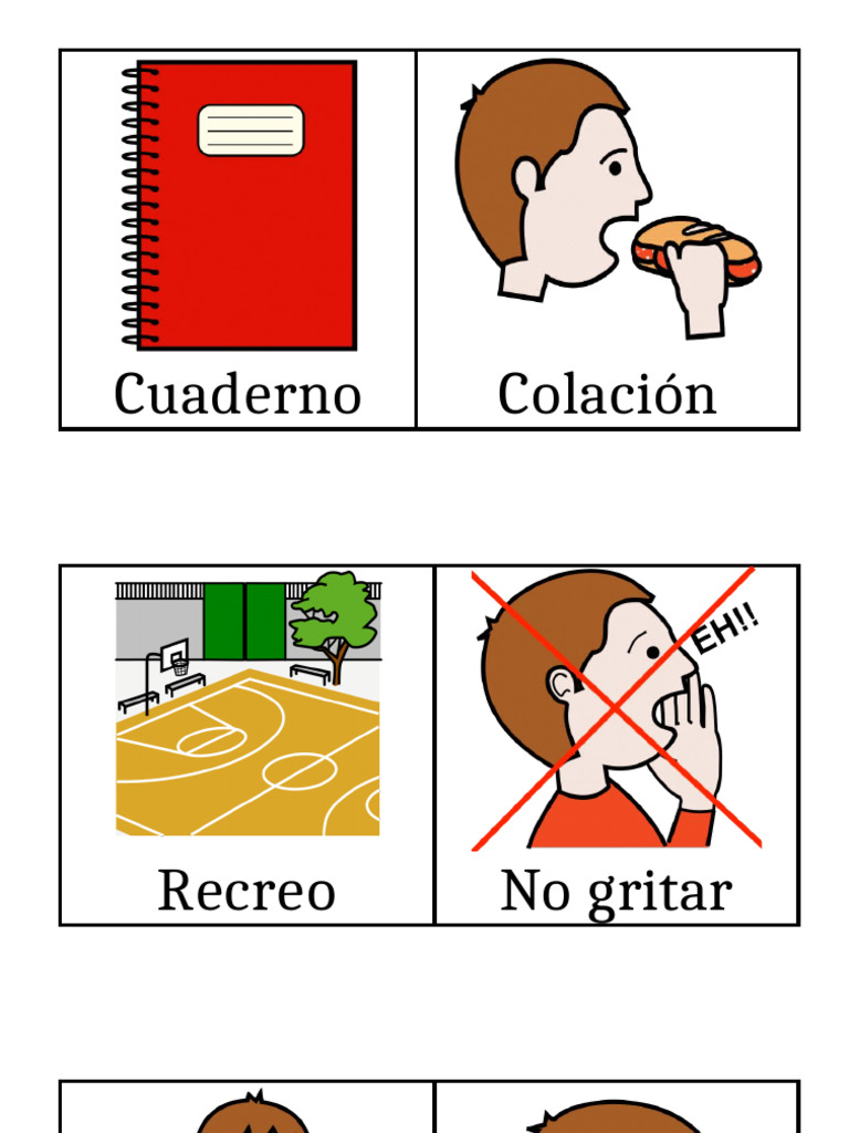 Normas Con Pictogramas | PDF