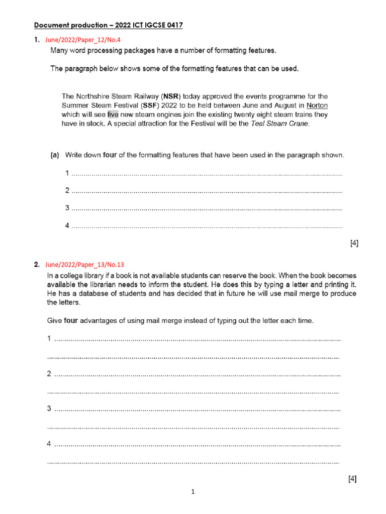 2022-Document-production-IGCSE-0417 | PDF