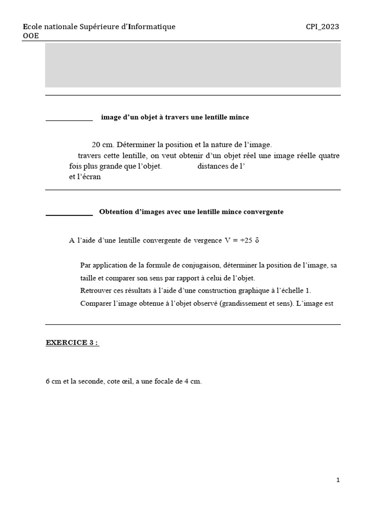 SÃ©rie 05_ OOE_2023 | PDF