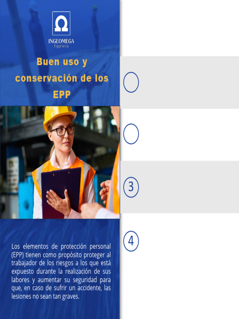 Charla 11 Buen Uso y Conservación de Los EPP | PDF