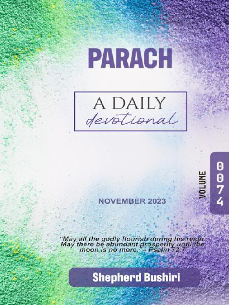 Parach 0074 November - Prophet Shepherd Bushiri | PDF