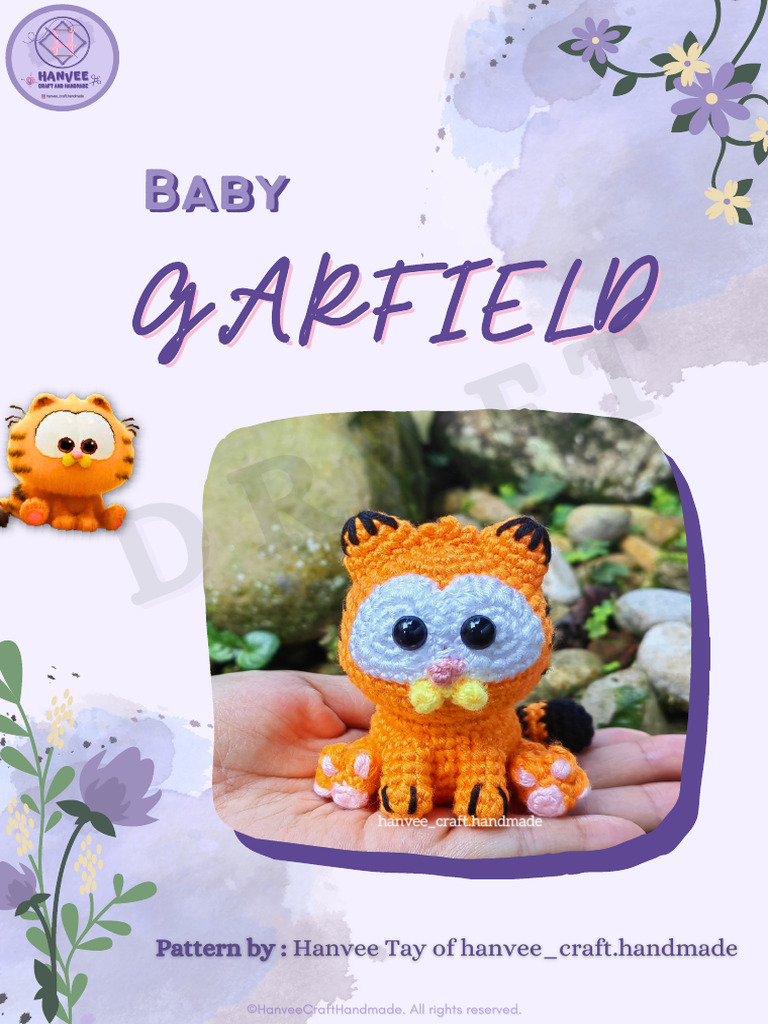DRAFT - Baby Garfield ENG by Hanvee - Craft Handmade | PDF | Crochet ...