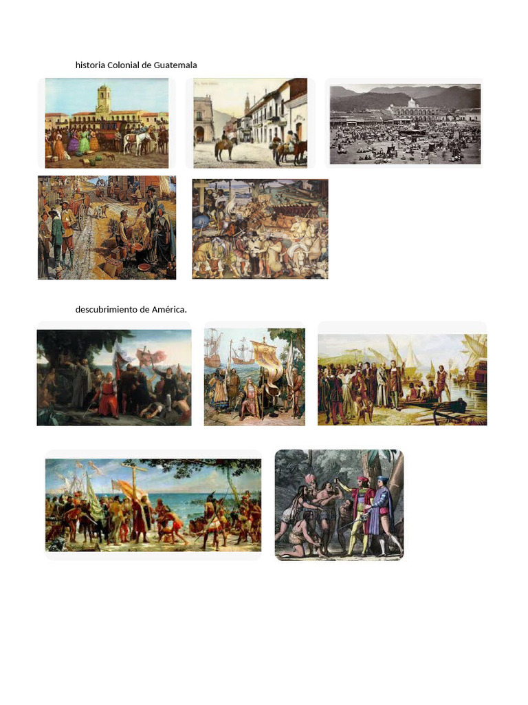 Historia Colonial de Guatemala | PDF
