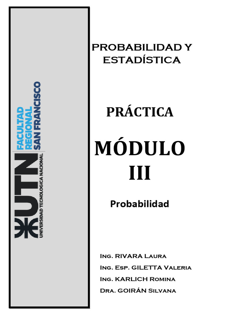 M3.U3 - PRÃ CTICA PROBABILIDAD - Ver 24 | PDF
