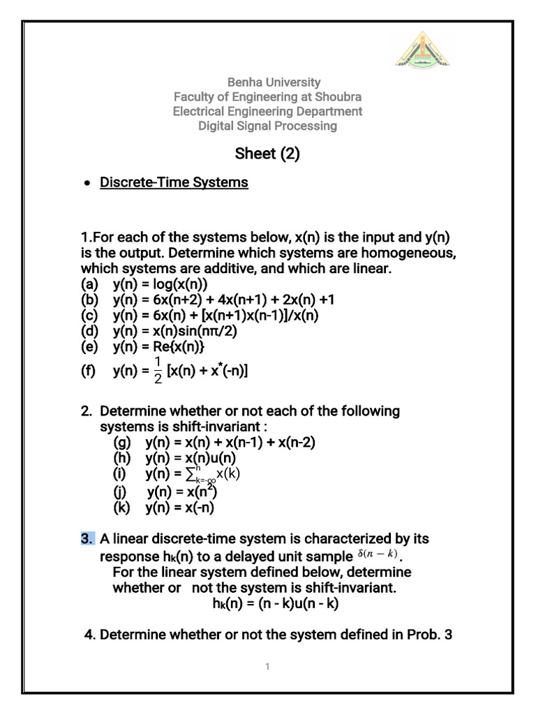 Sheet 2 | PDF
