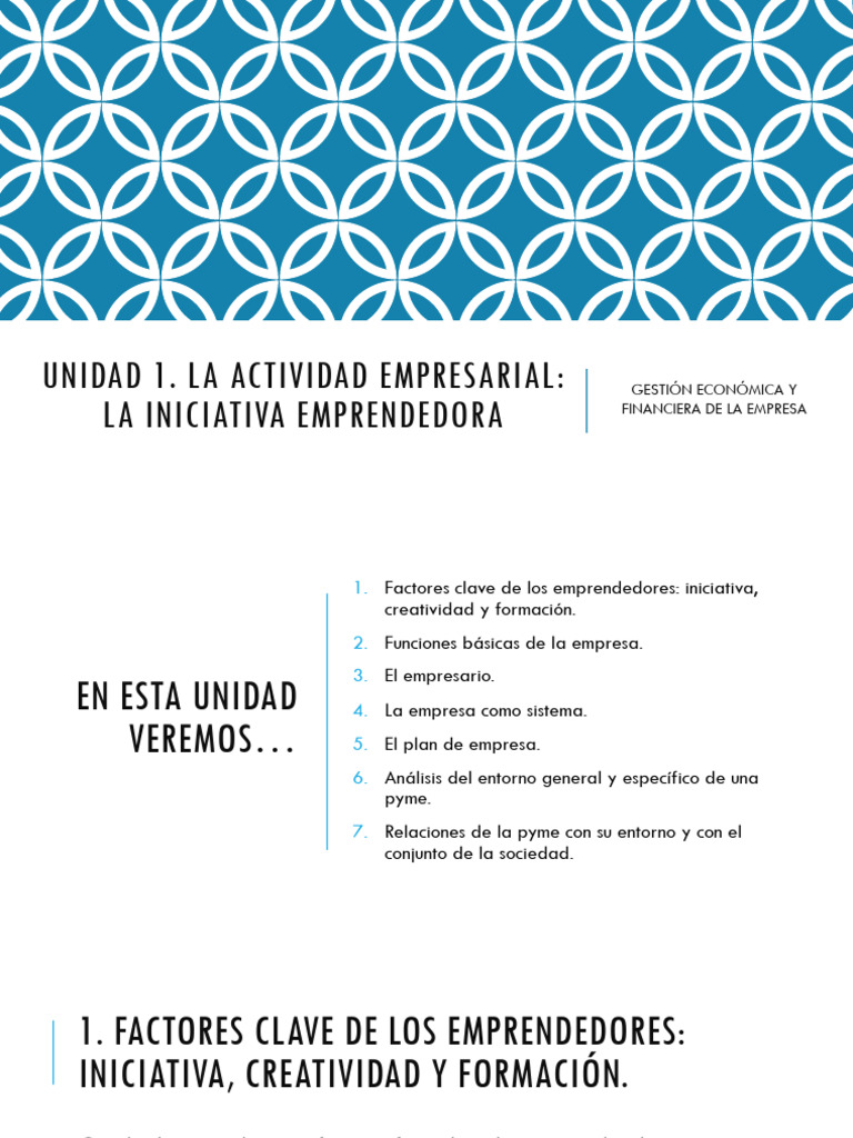 Unidad 1. Gefe Completo | PDF