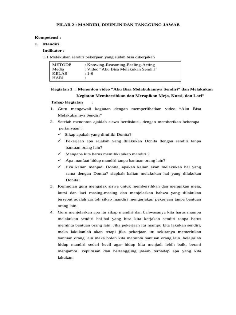 PHBK Kompetensi Mandiri | PDF