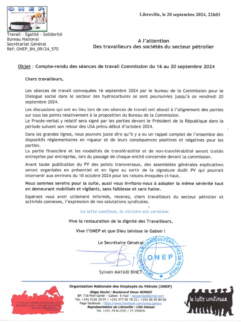 CR Onep Commission 20sept.2024 | PDF