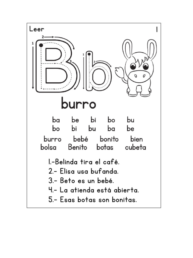 Letra B PDF | PDF