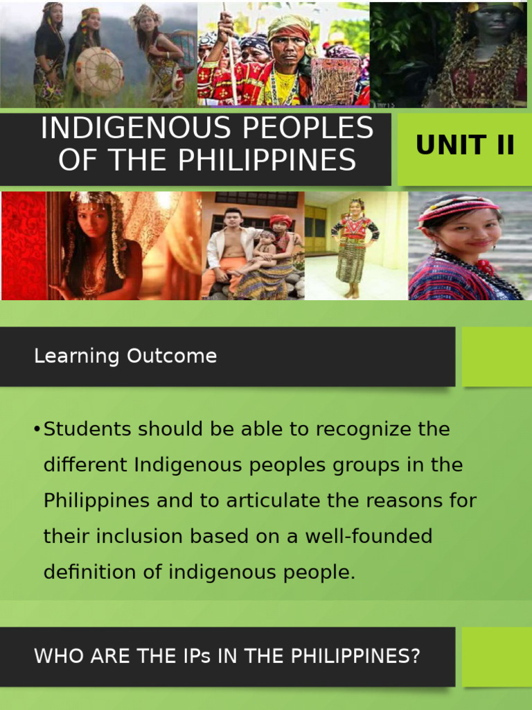 Lesson 2 Indigenous Peoples of The Philippines | PDF