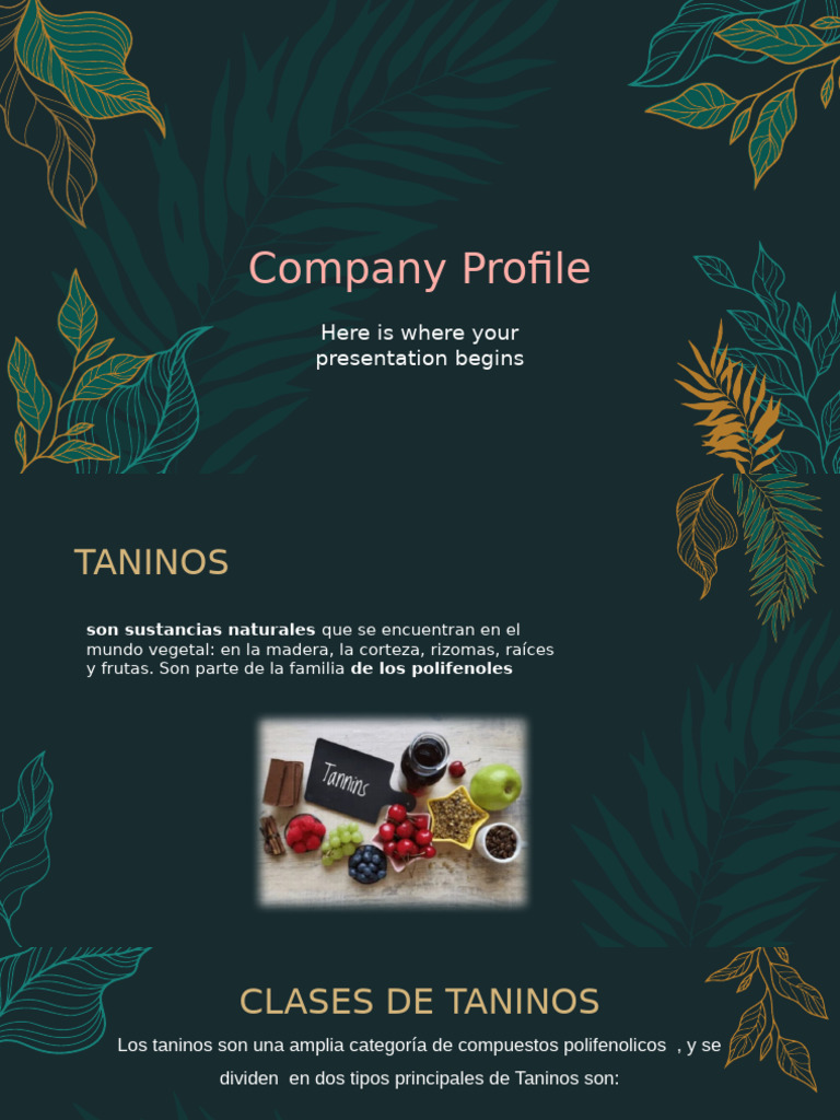 Taninos 1 | PDF
