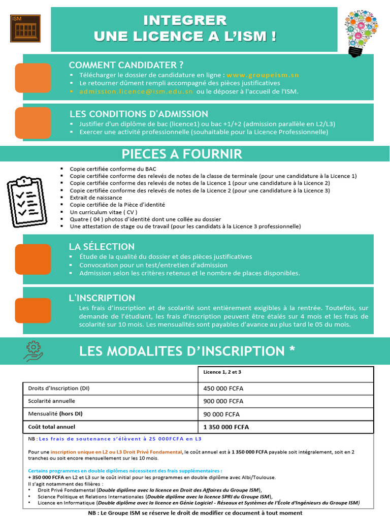 + 2024-2025 Grille Tarifaire Licence | PDF