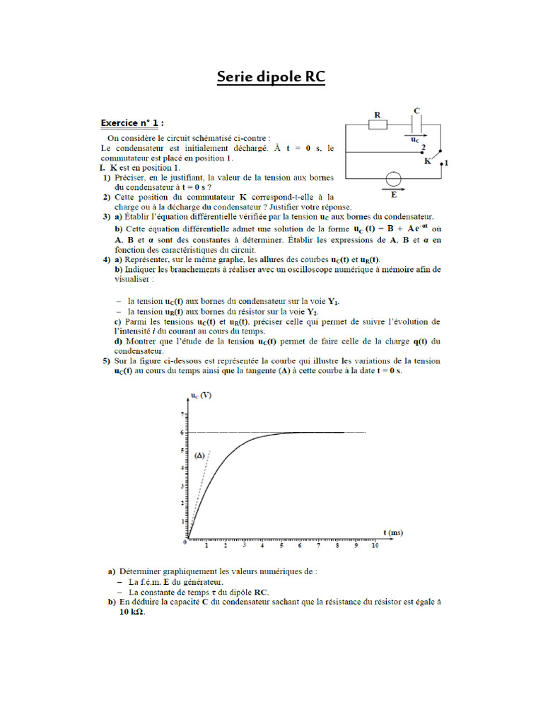 Serie dipole RC | PDF
