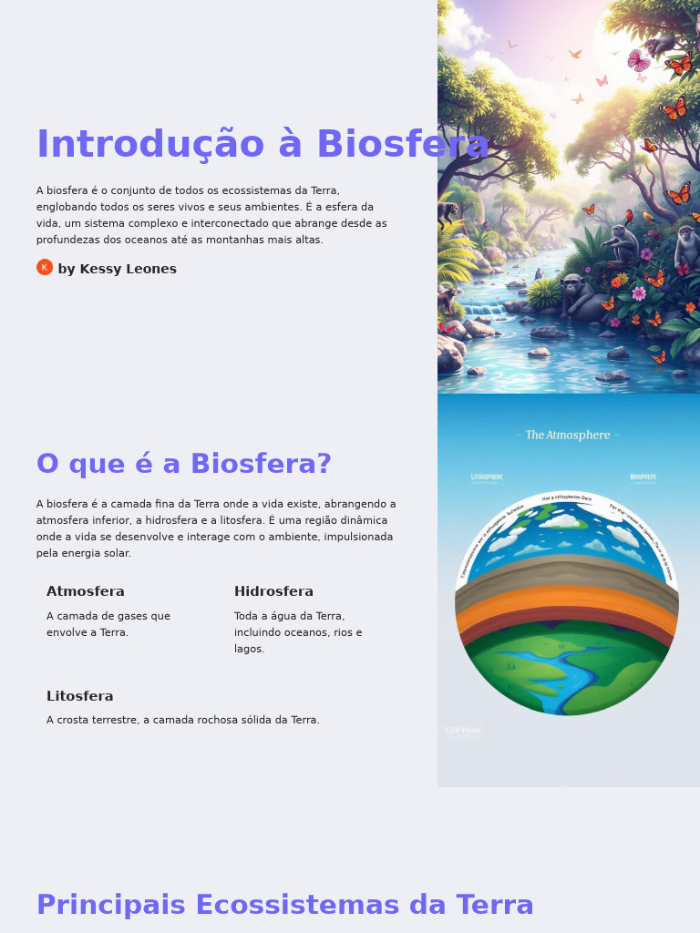 Introducao A Biosfera | PDF