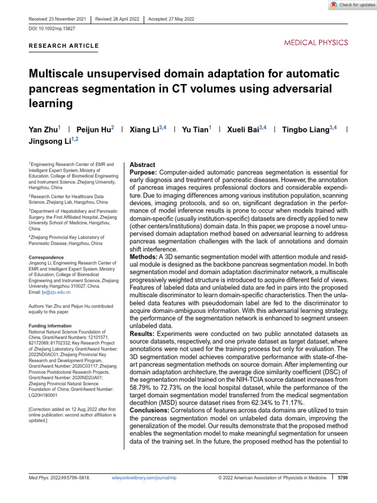 Zhu Et Al. - 2022 - Multiscale Unsupervised Domain Adaptation For ... Zhu Et Al. - 2022 - Multiscale Unsupervised Domain Adaptation For ...