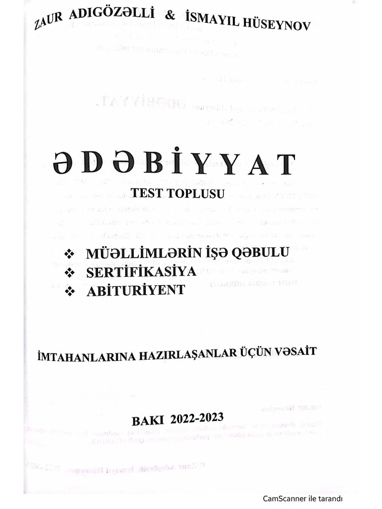 MHM Edebiyyat | PDF
