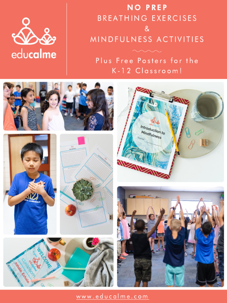Educalme - No Prep Breathing Exercises & Mindfulness Activities Ebook | PDF