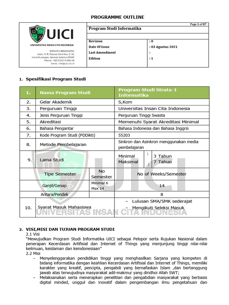Kurikulum Informatika | PDF