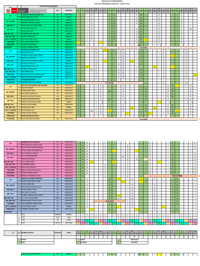 Rol Junio Final 2024 | PDF