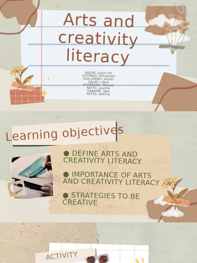 Arts and Creativity Literacy | PDF | Psychological Resilience | Foreign ...