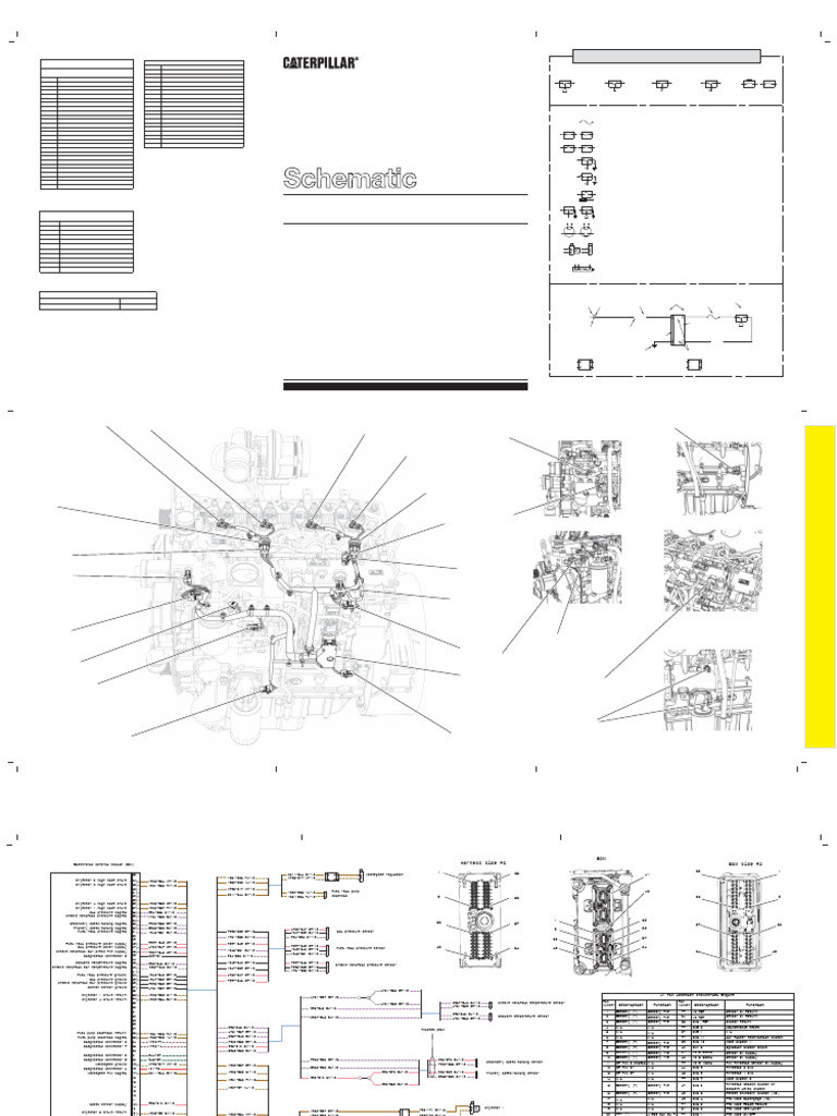 C4.4 Industrial Engine Electrical System: Electrical Schematic Symbols ...